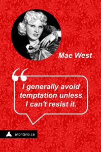 Witty Wisdom of Mae West - Mae West Quotes - AllOntario