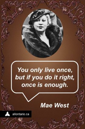 Witty Wisdom of Mae West - Mae West Quotes - AllOntario