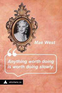 Witty Wisdom of Mae West - Mae West Quotes - AllOntario