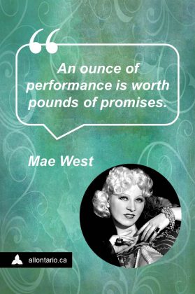 Witty Wisdom of Mae West - Mae West Quotes - AllOntario